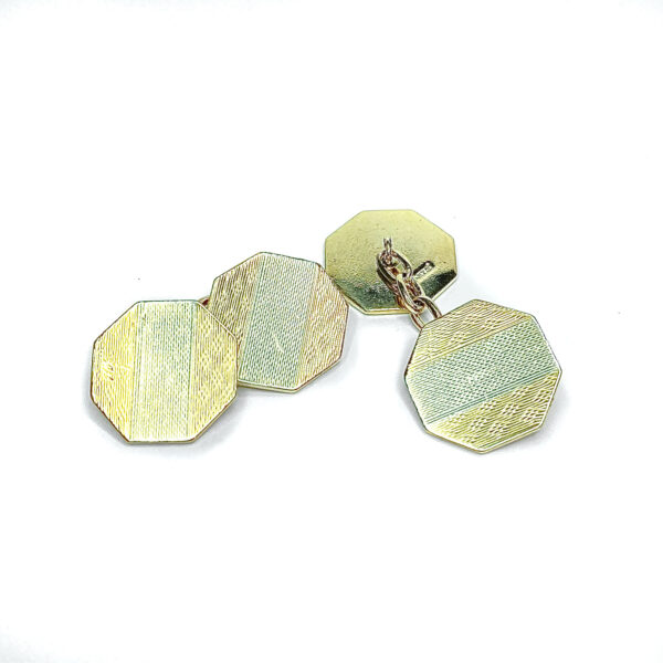 Second Hand 9ct Yellow Gold Cufflinks - J. A. Woodroffe Jewellers